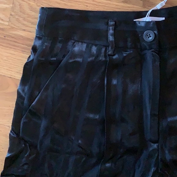 Anine Bing | Pants & Jumpsuits | Anine Bing Hayes Trousers Black Tonal ...